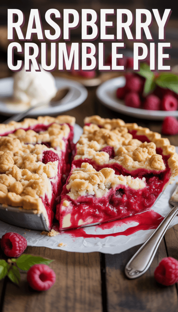 Raspberry Crumble Pie